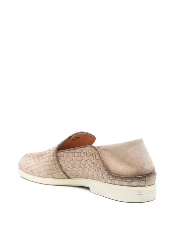 Santoni Suede Slippers