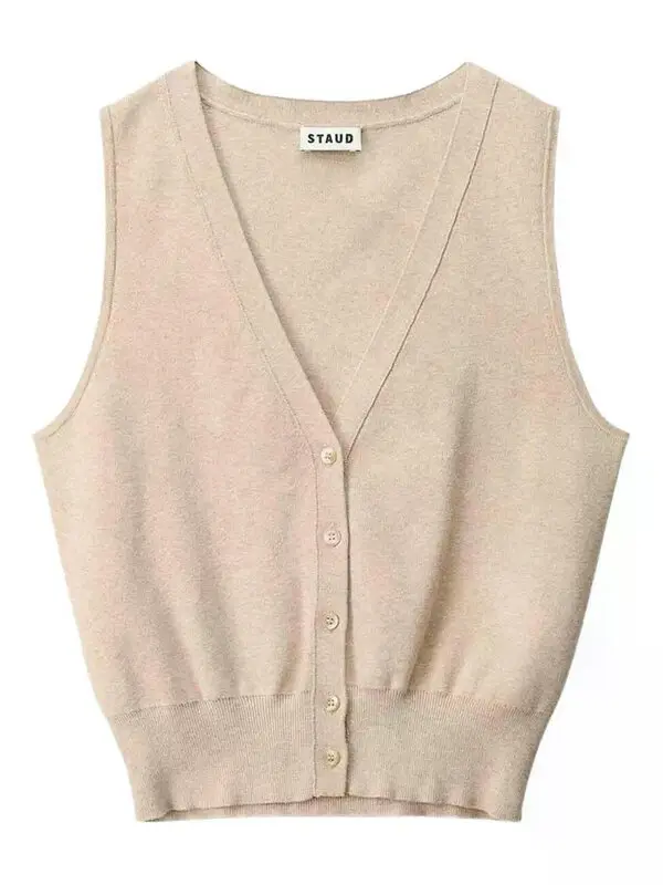 Staud Ficus Vest - Neutrals