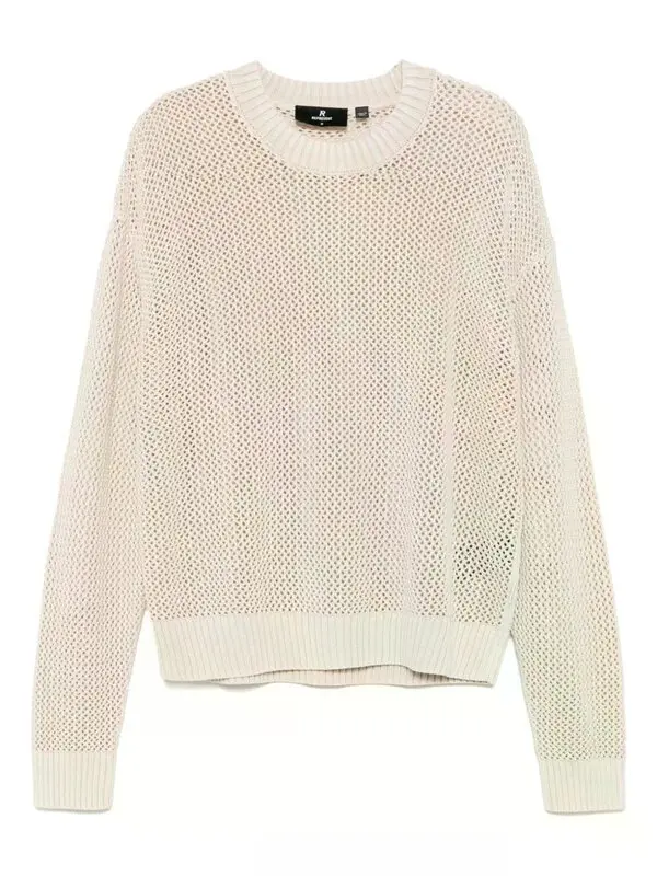 REPRESENT Open Gauge Knit Jumper - Neutrals