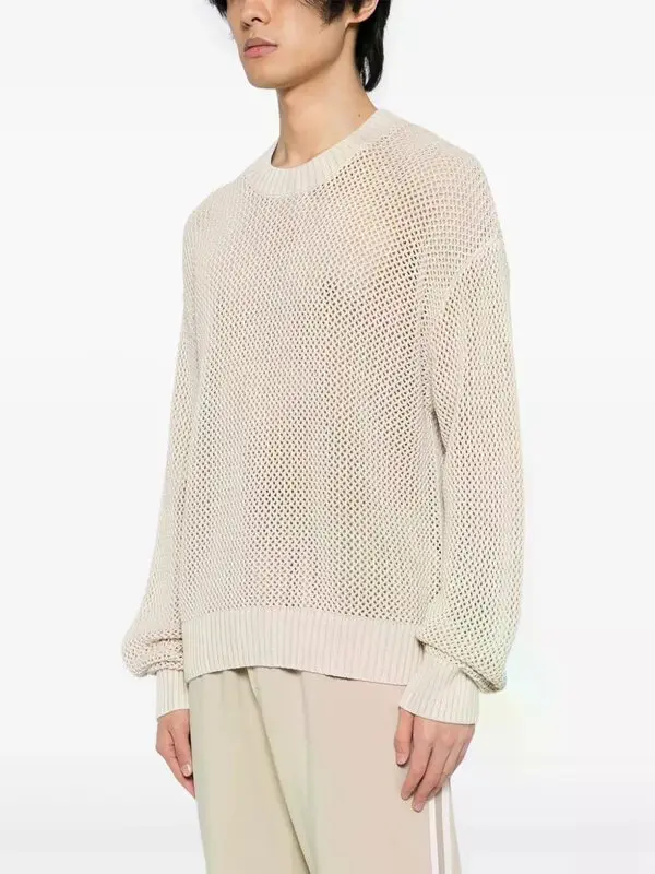 REPRESENT Open Gauge Knit Jumper - Neutrals