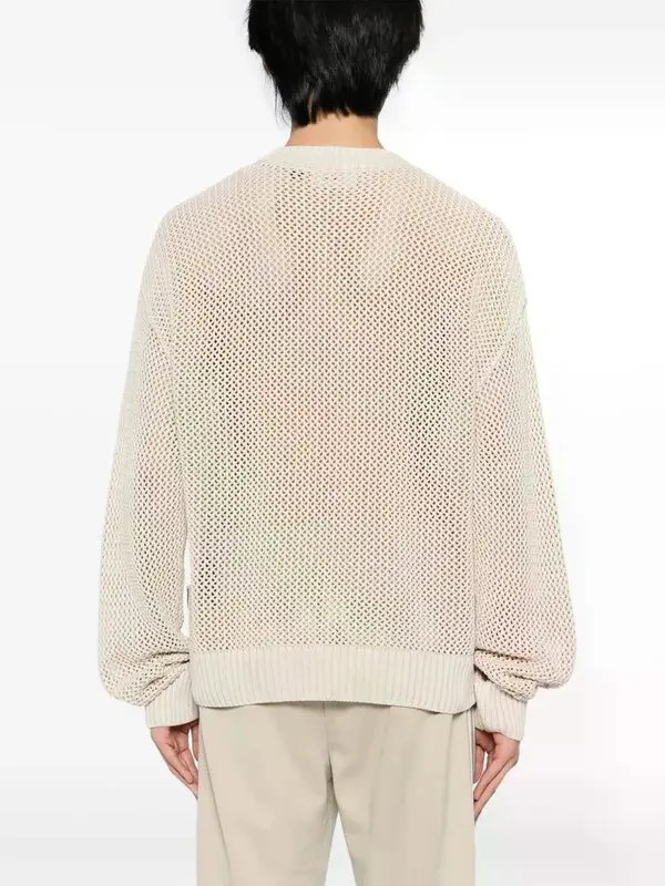 REPRESENT Open Gauge Knit Jumper - Neutrals