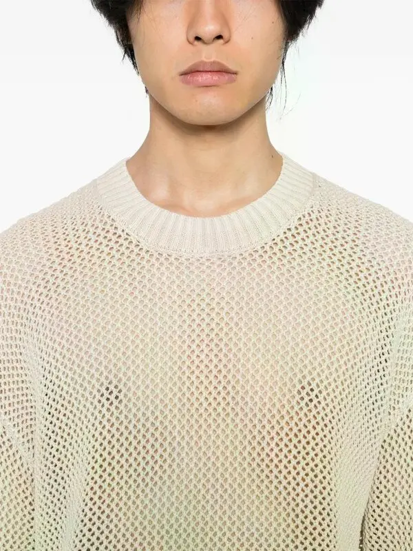 REPRESENT Open Gauge Knit Jumper - Neutrals