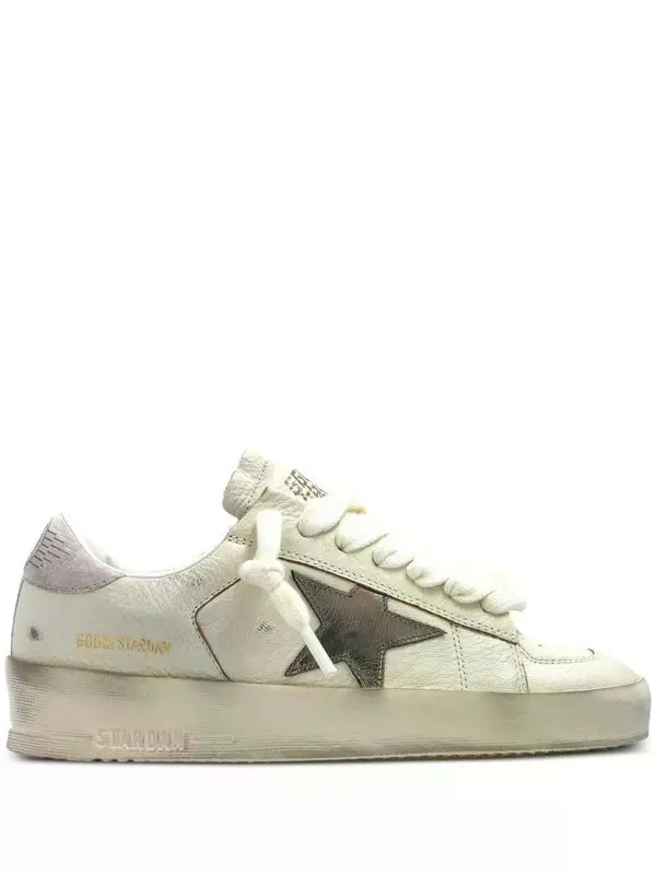 GOLDEN GOOSE Stardan Nappa Leather Sneakers - Neutrals