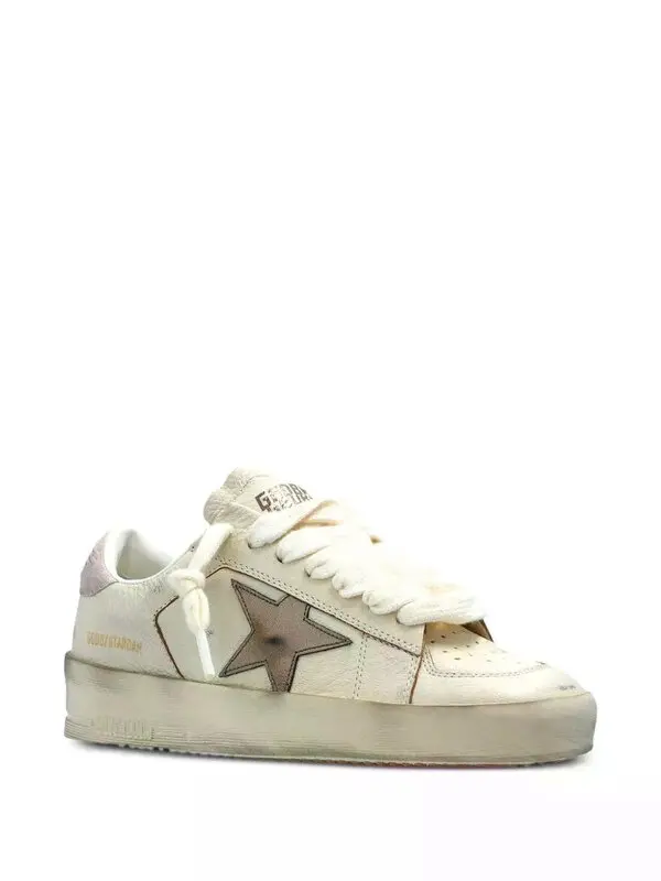 GOLDEN GOOSE Stardan Nappa Leather Sneakers - Neutrals