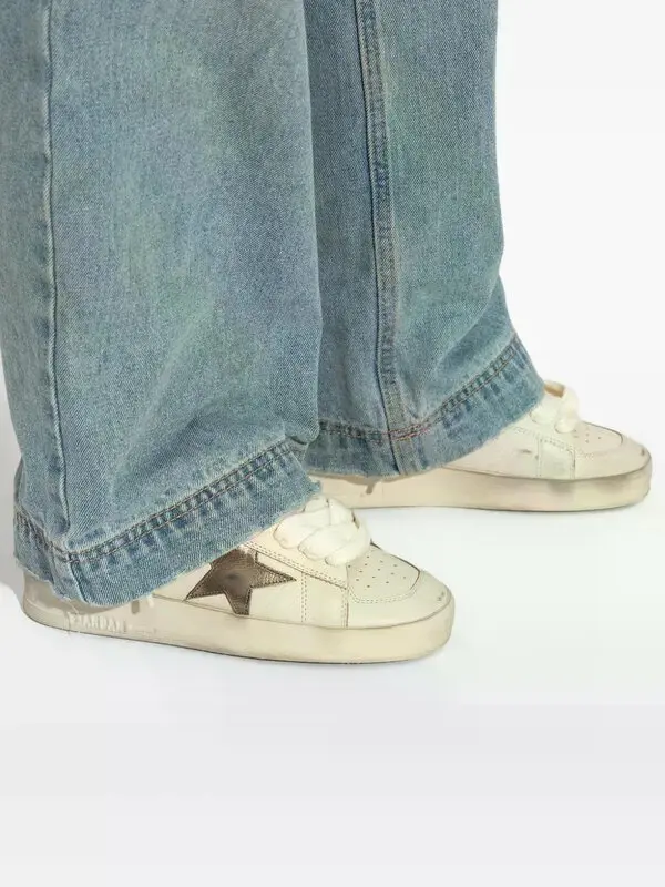 GOLDEN GOOSE Stardan Nappa Leather Sneakers - Neutrals