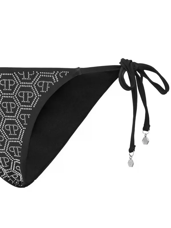 Philipp Plein Rhinestone-embellished Bikini Bottoms