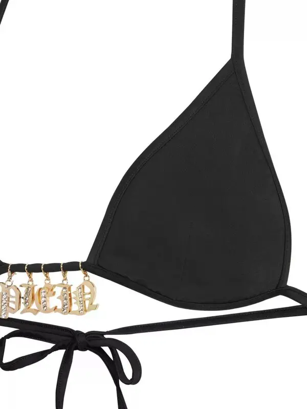 Philipp Plein Charm-detail Triangle Bikini Top