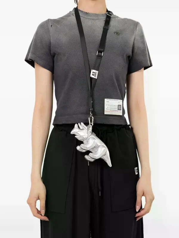 Mihara Yasuhiro Mini Triceratops Shoulder Bag - Silver