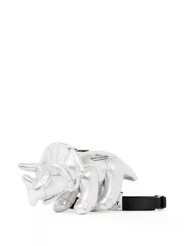 Mihara Yasuhiro Mini Triceratops Shoulder Bag - Silver