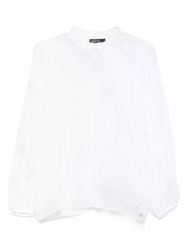 MARCCAIN Leaf-motif Blouse