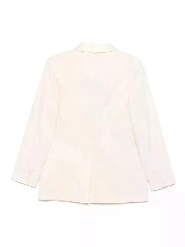 ALYSI Patterned Jacquard Blazer