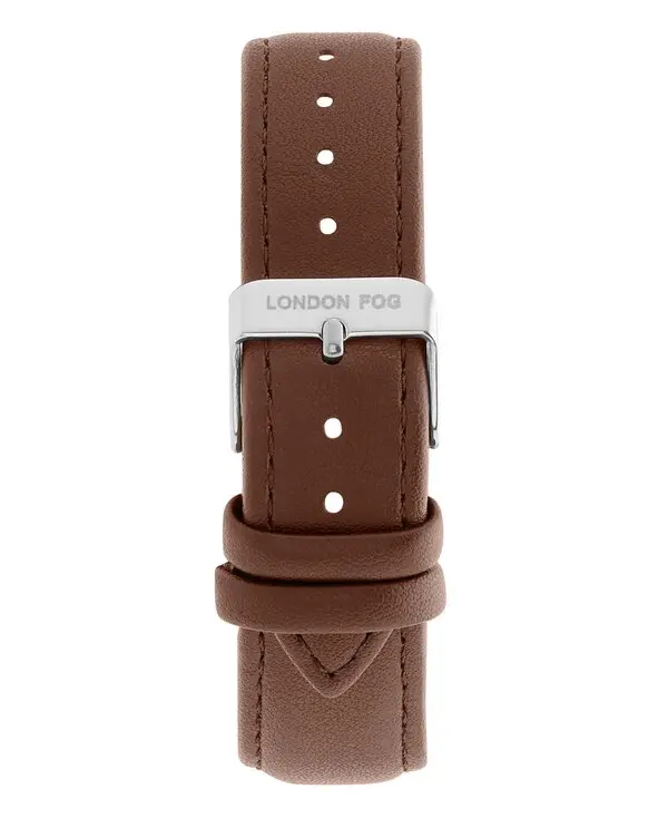 London Fog Whitehall Leather Watch