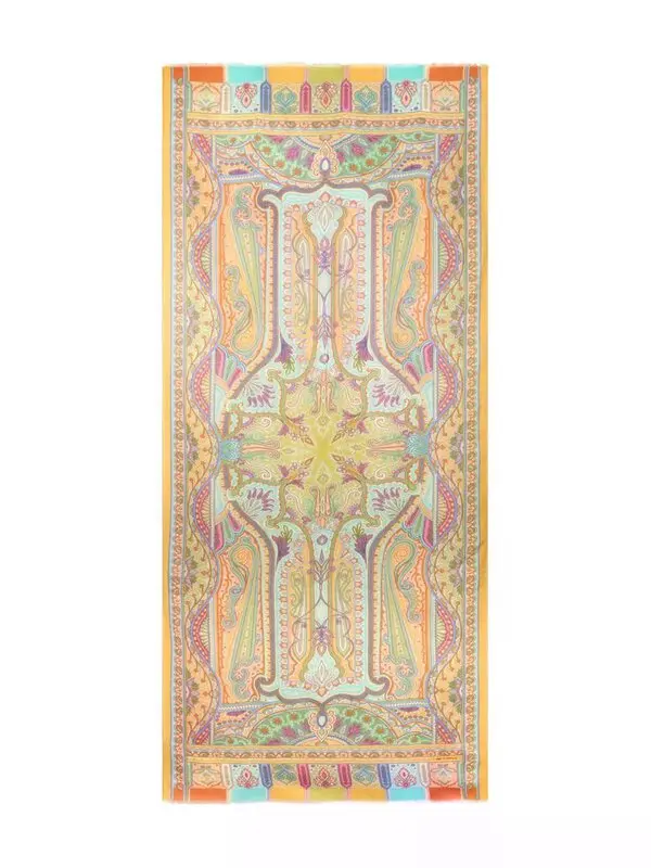 Etro Paisley-print Scarf - Yellow