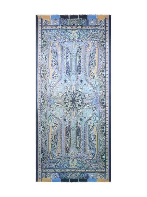 Etro Patterned Cashmere Scarf