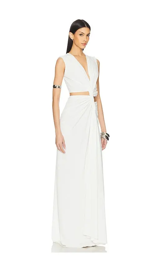 SID NEIGUM Triple Loop Dress - Ivory