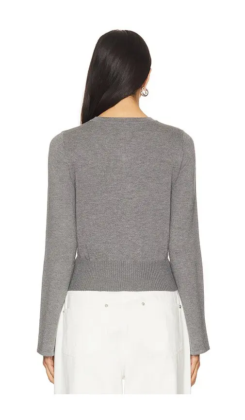 SNDYS. August Button Up Top - Grey