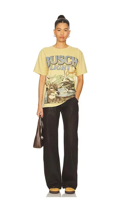 Junk Food Busch Light Deer Graphic T-shirt