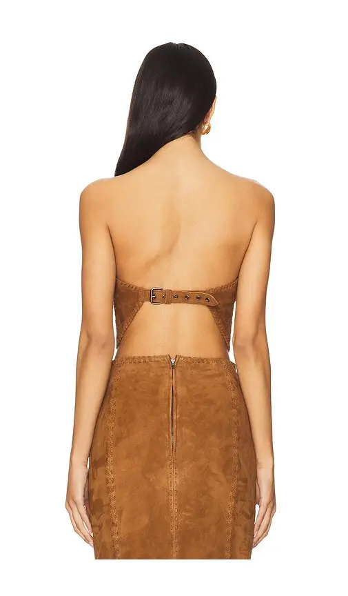 UNDERSTATED LEATHER Handkerchief Leather Top