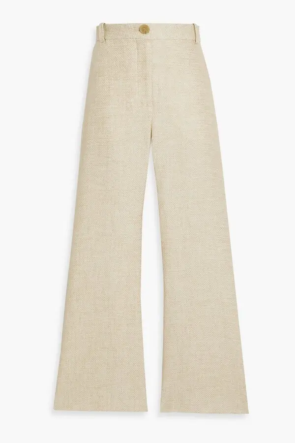 BY MALENE BIRGER Caras Linen-blend Flared Pants