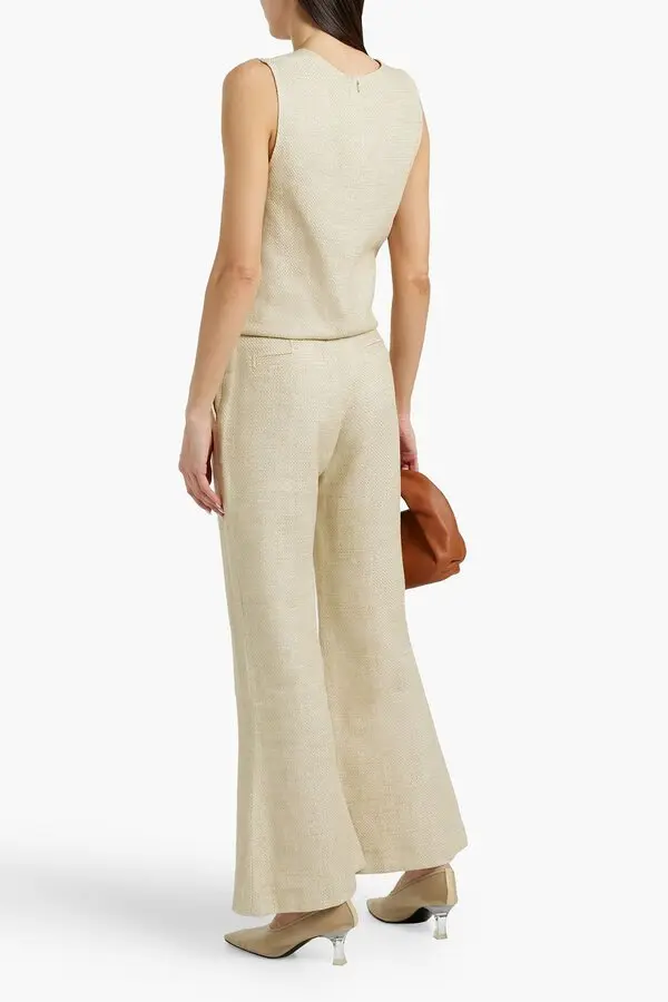 BY MALENE BIRGER Caras Linen-blend Flared Pants