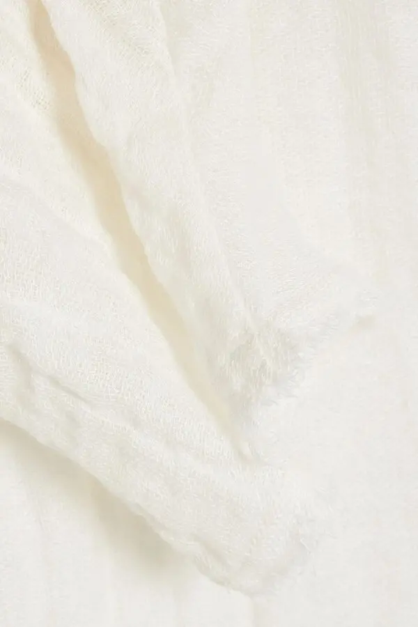 BY MALENE BIRGER Miya Linen-gauze Mini Dress