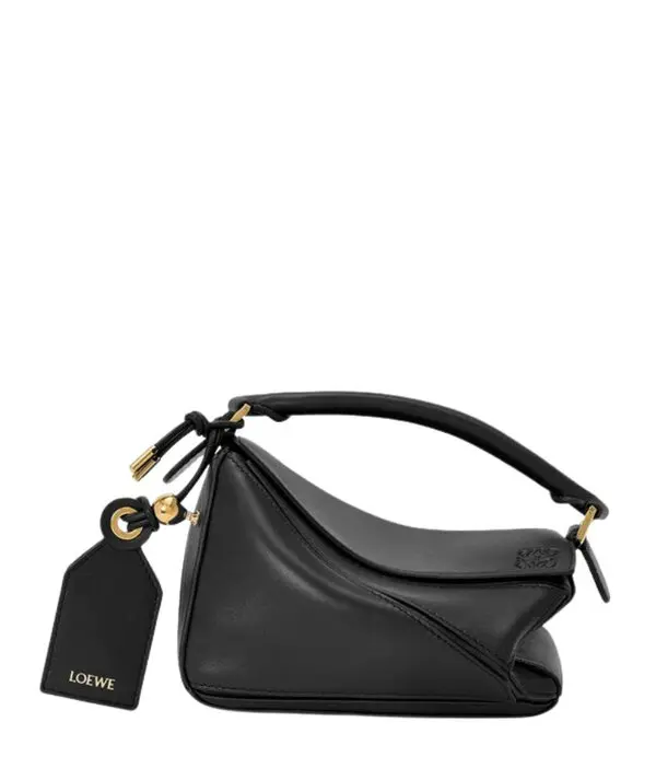 Loewe Mini Featherlight Puzzle Bag - Black