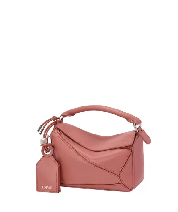 Loewe Mini Featherlight Puzzle Bag - Blush