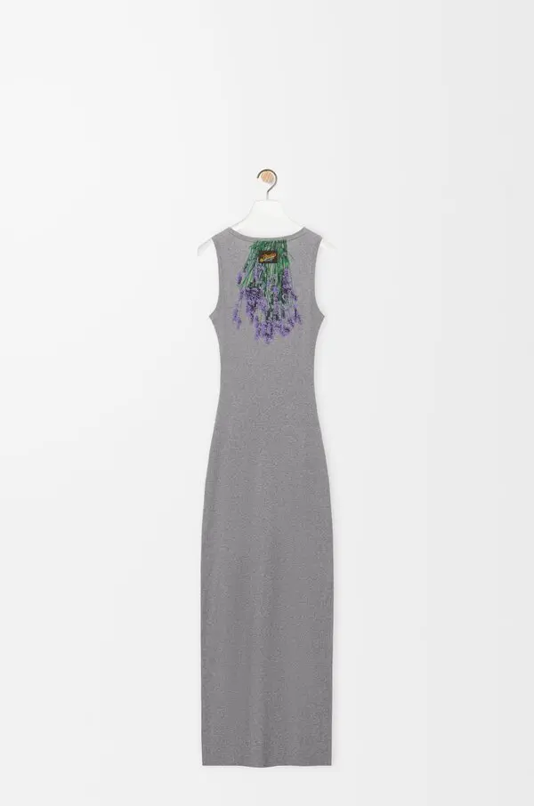 Loewe Tank Maxi Dress - Grey Melange | Editorialist