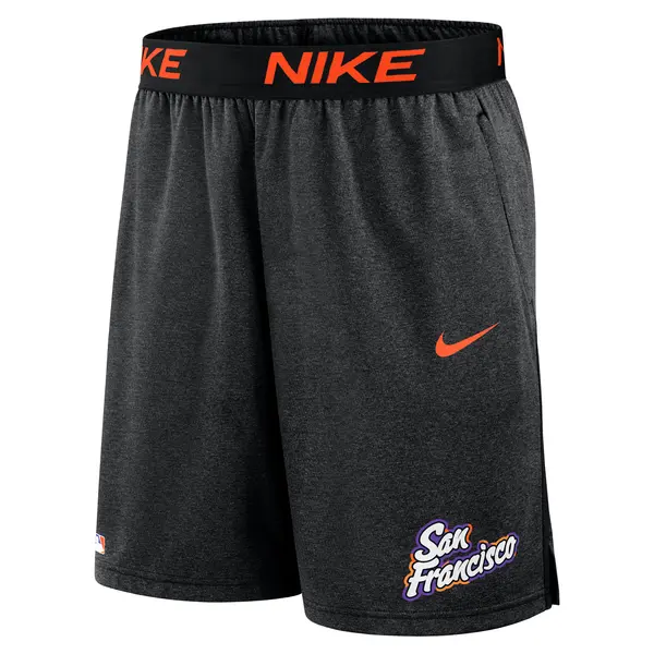 Nike San Francisco Giants City Connect Dri-fit Mlb Shorts - Black