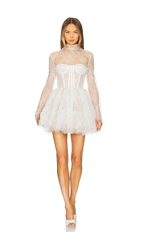 BRONX BANCO Maraya Arabella Lace Mini Dress