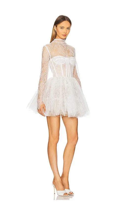 BRONX BANCO Maraya Arabella Lace Mini Dress