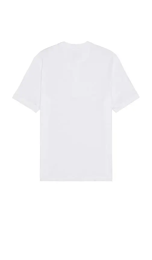 Faherty Brand Short Sleeve Sunwashed Henley - White