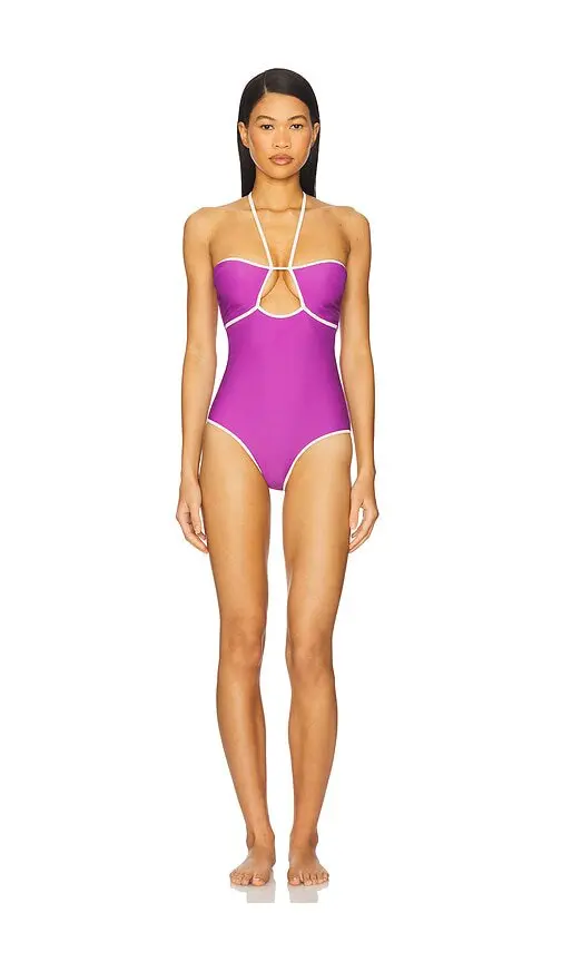 Mikoh Amora One Piece - Royal & Ecru
