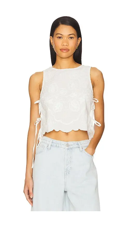 Free People Faded Gardens Tank