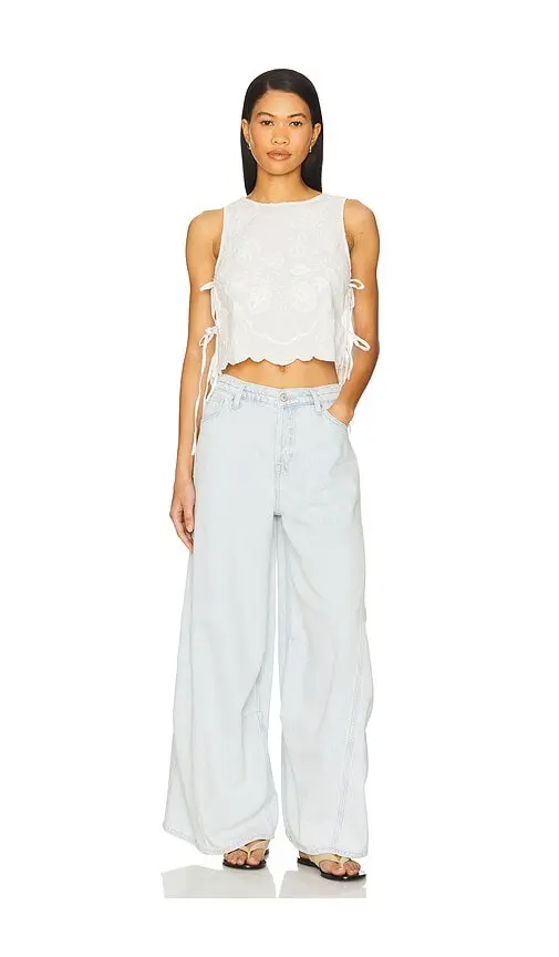 Free People Faded Gardens Tank
