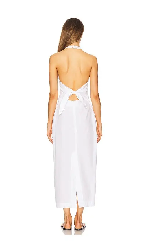 Enza Costa Poplin Halter Dress