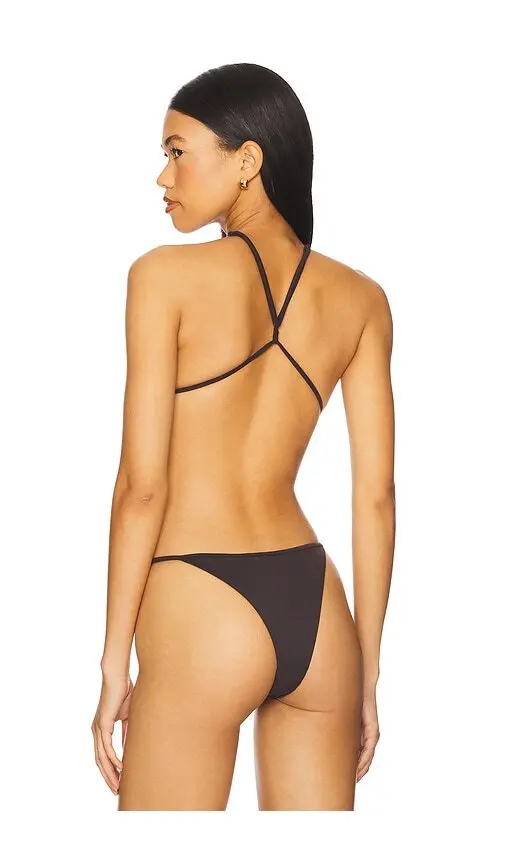 TROPIC OF C Universo Bralette In Black - Espresso