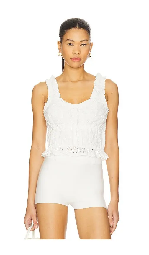Astr The Label Kissel Eyelet Top