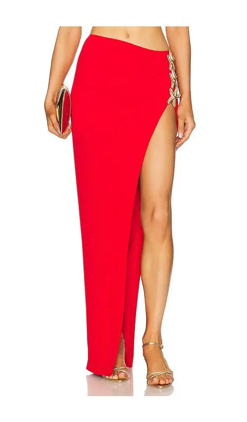 LOVERS AND FRIENDS Isolde Maxi Skirt - Red