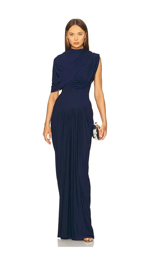 DEME BY GABRIELLA Bloom Dress - Navy Blue