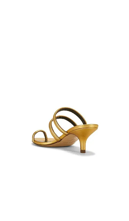 MARIA LUCA Modia Sandal In Metallic