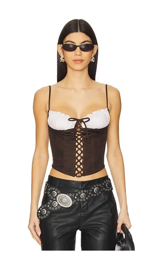 Frankies Bikinis X Bella Hadid Ranch Top