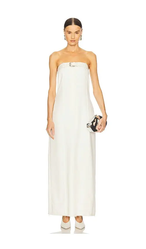 Courtney Zheng Eamon Trouser Dress - Ivory