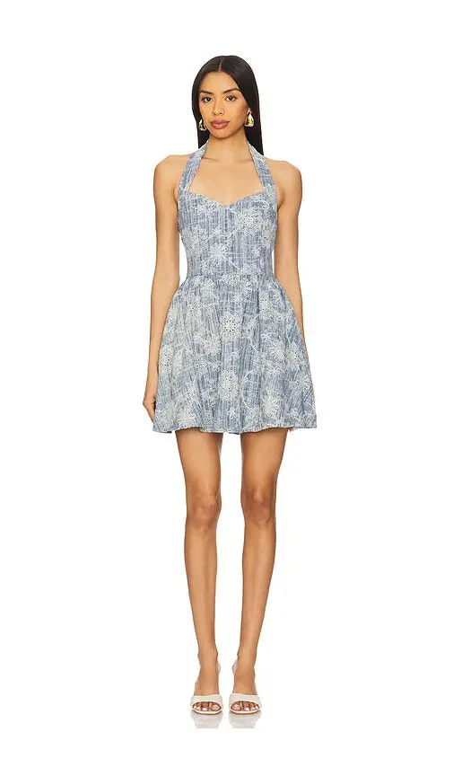 ELLIATT Monica Halter Mini Dress