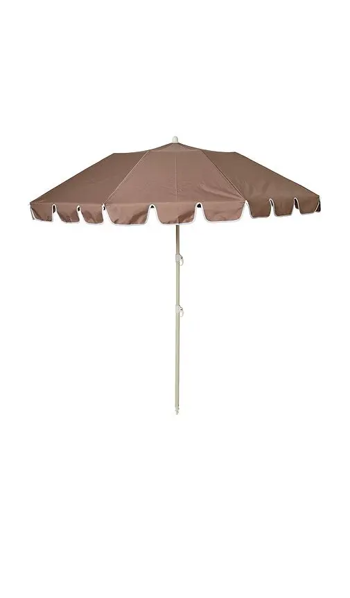 SUNNYLIFE Compact Beach Umbrella In Brown - Rustico Driftwood