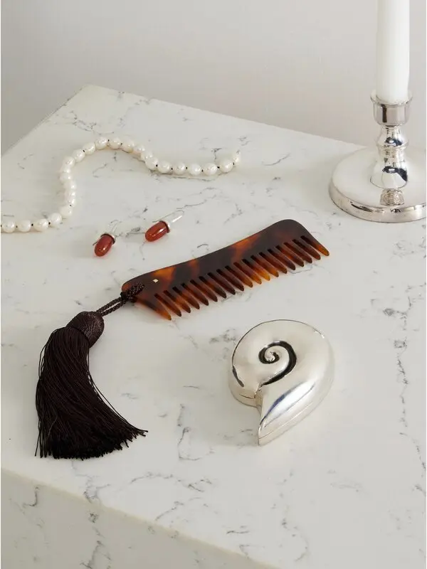 SOPHIE BUHAI Tasseled Acetate Comb