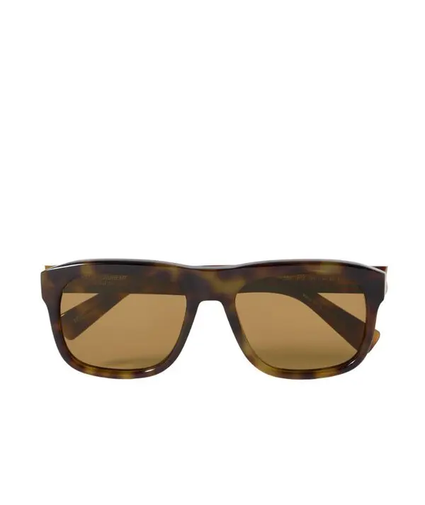 Saint Laurent Square-frame Sunglasses - Brown