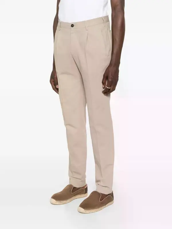 Incotex Pleated Trousers - Neutrals
