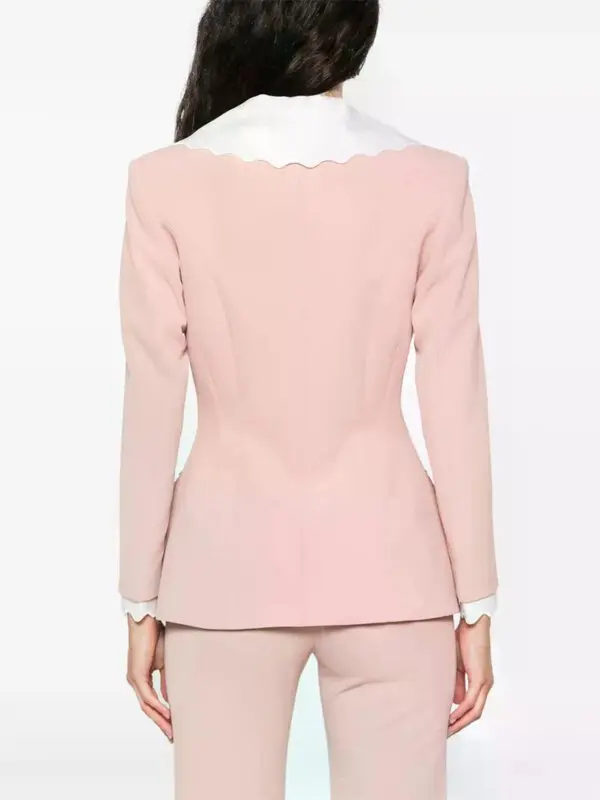 NISSA Scalloped-lapels Blazer