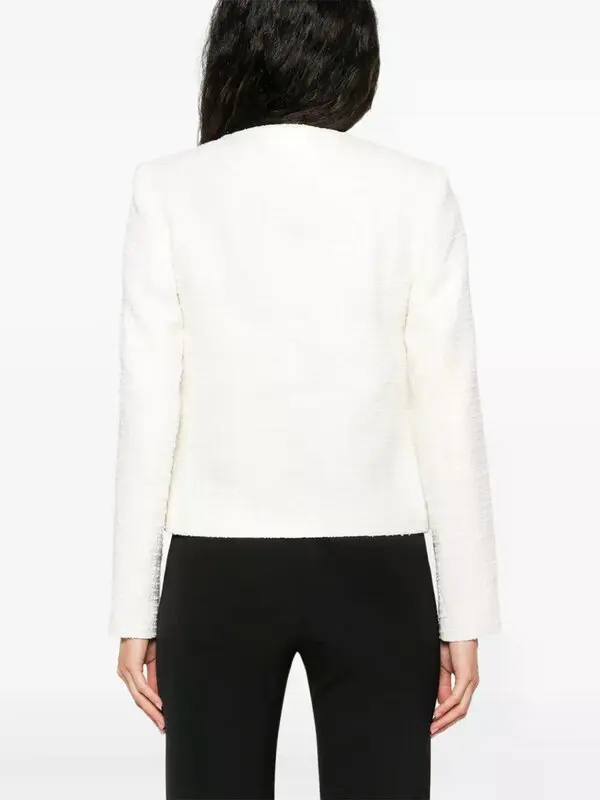 NISSA Bouclé Jacket - White